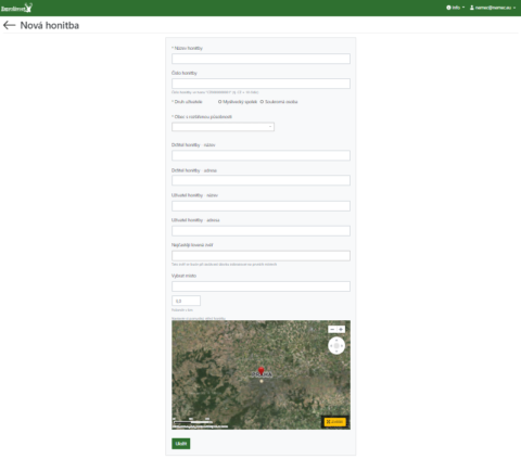 Vytvoření nové honitby - Emyslivost.cz